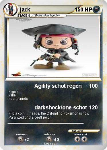Pokémon jack 1033 1033 - Agility schot regen - My Pokemon Card
