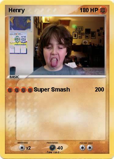 Pokémon Henry 375 375 - Super Smash - My Pokemon Card