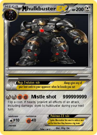 Pokémon hulkbuster 76 76 - Mistle shot 999999999 - My Pokemon Card
