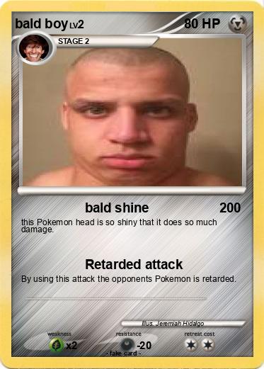 Pokémon bald boy 3 3 - bald shine - My Pokemon Card