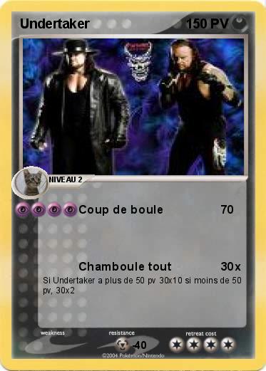 Pokémon Undertaker 181 181 - Coup de boule - Ma carte Pokémon
