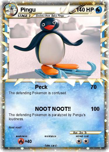 Pokémon Pingu 230 230 - Peck - My Pokemon Card