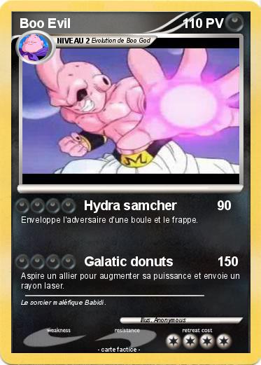 Pokémon Boo Evil - Hydra samcher - Ma carte Pokémon