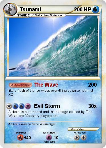 Pokémon Tsunami 202 202 - The Wave - My Pokemon Card
