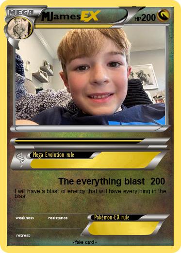 Pokémon James 2392 2392 - The everything blast - My Pokemon Card