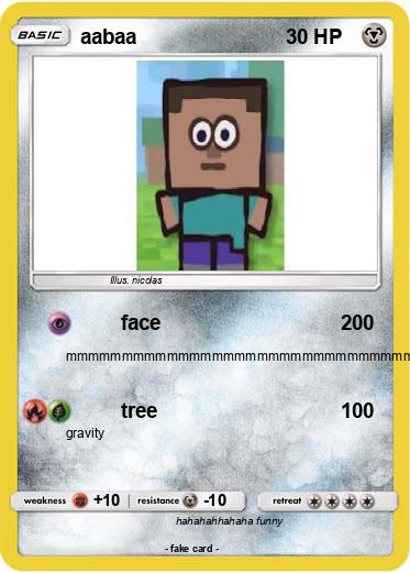 Pokémon aabaa - face - My Pokemon Card