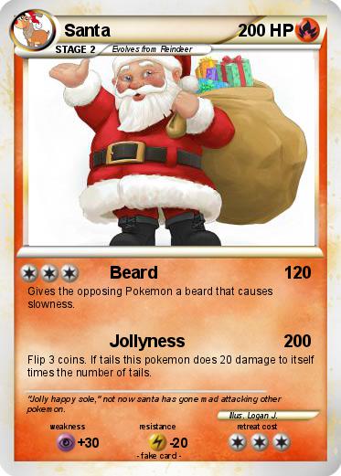 Pokémon Santa 864 864 - Beard - My Pokemon Card