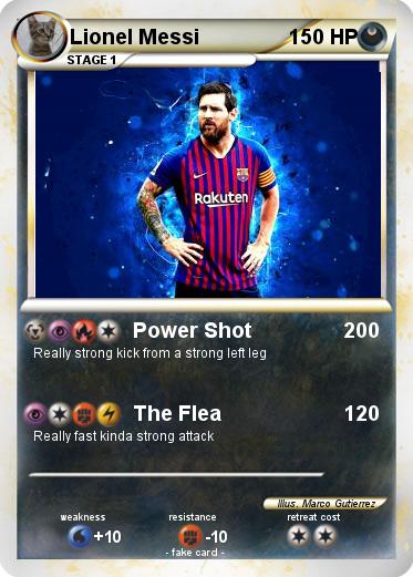 Pokémon Lionel Messi 594 594 - Power Shot - My Pokemon Card