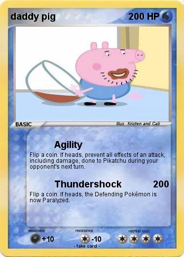 Pokémon daddy pig 31 31 - Agility - My Pokemon Card