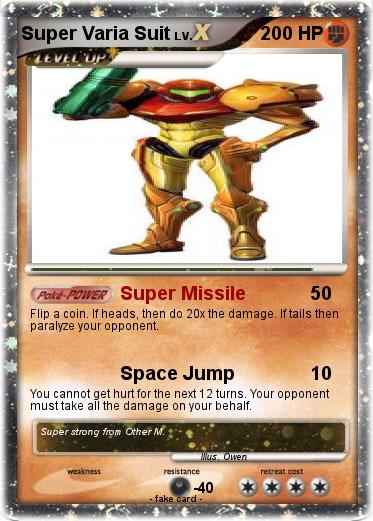 Pokémon Super Varia Suit - Super Missile - My Pokemon Card