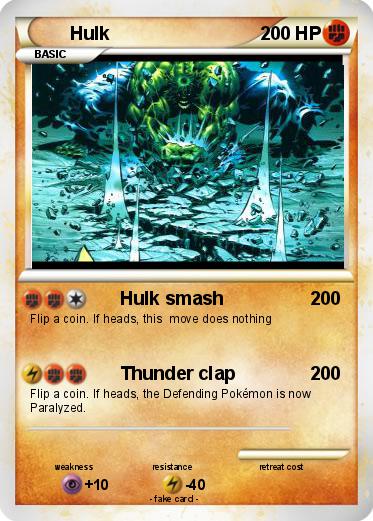 Pokémon Hulk 1421 1421 - Hulk smash - My Pokemon Card