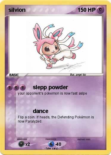 Pokémon silvion 2 2 - slepp powder - My Pokemon Card