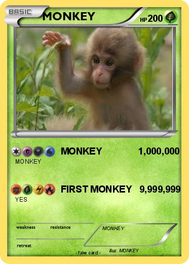 Pokémon MONKEY 1954 1954 - MONKEY 1,000,000 - My Pokemon Card
