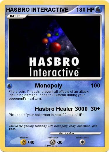 Pokémon HASBRO INTERACTIVE - Monopoly - My Pokemon Card
