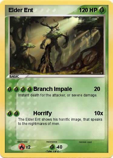 Pokémon Elder Ent - Branch Impale - My Pokemon Card