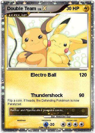 Pokémon Double Team 23 23 - Electro Ball - My Pokemon Card