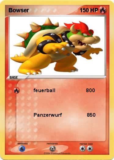 Pokémon Bowser 986 986 - feuerball 800 - My Pokemon Card