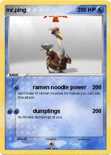 Pokémon mr ping 4 4 - ramen noodle power - My Pokemon Card