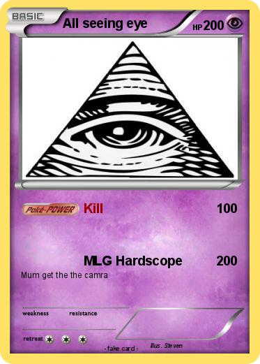 Pokémon All seeing eye 8 8 - Kill - My Pokemon Card