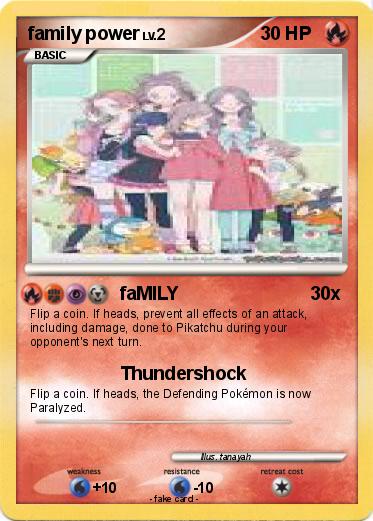Pokémon family power 3 3 - faMILY - My Pokemon Card