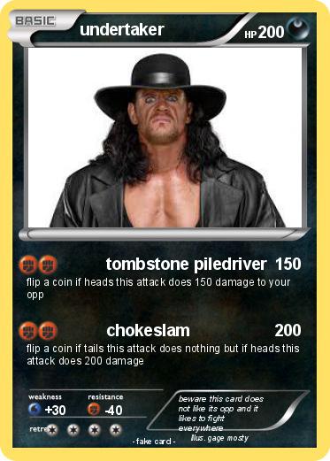 Pokémon undertaker 979 979 - tombstone piledriver - My Pokemon Card