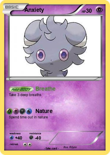 Pokémon Anxiety 8 8 - Breathe - My Pokemon Card