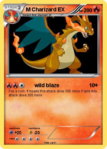 Pokémon M Charizard EX 300 300 - wild blaze - My Pokemon Card