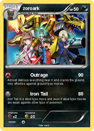 Pokémon zoroark 2598 2598 - Outrage - My Pokemon Card