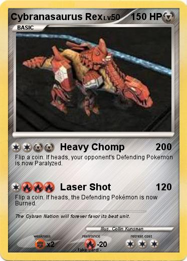 Pokémon Cybranasaurus Rex - Heavy Chomp - My Pokemon Card