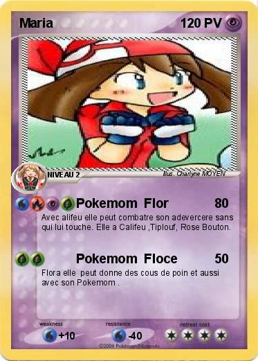 Pokémon Maria 41 41 - Pokemom Flor - Ma carte Pokémon