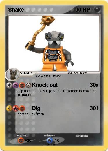 Pokémon Snake 359 359 - Knock out - My Pokemon Card