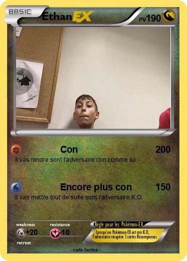 Pokémon Ethan 1184 1184 - Con - Ma carte Pokémon