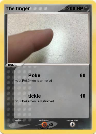 Pokémon The finger 15 15 - Poke - My Pokemon Card