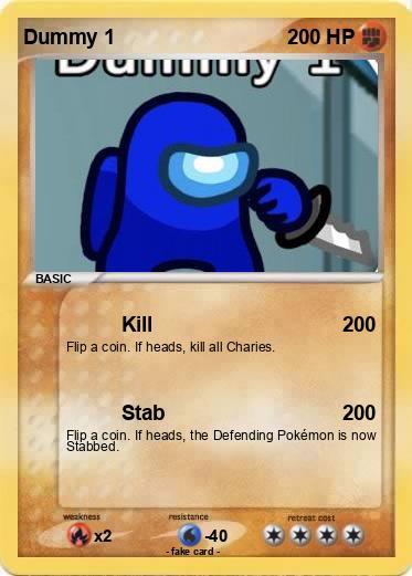 Pokémon Dummy 1 1 - Kill - My Pokemon Card