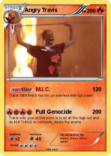 Pokémon Angry Travis - M.I.C. - My Pokemon Card