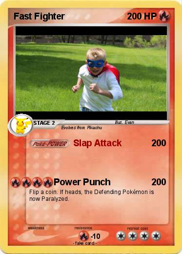 Pokémon Fast Fighter - Slap Attack - My Pokemon Card
