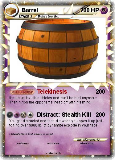 Pokémon Barrel 24 24 - Telekinesis - My Pokemon Card
