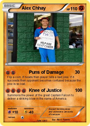 Pokémon Alex Chhay - Puns of Damage - My Pokemon Card