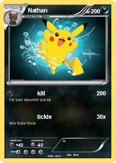 Pokémon Nathan 993 993 - kill - My Pokemon Card