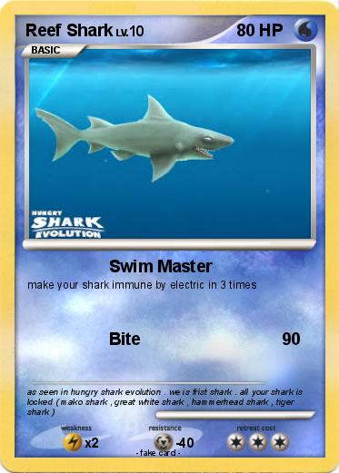 Pokémon Reef Shark - Swim Master - My Pokemon Card