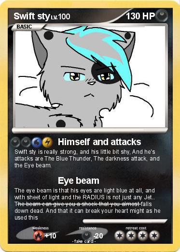 Pokémon Swift sty - Himself and attacks - My Pokemon Card