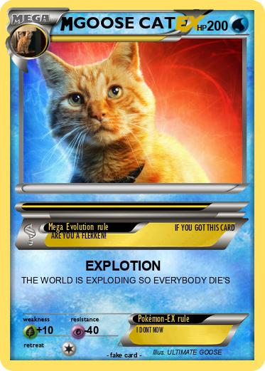 Pokémon GOOSE CAT - EXPLOTION - My Pokemon Card