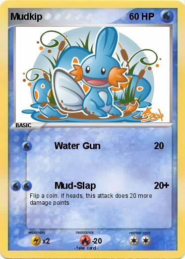 Pokémon Mudkip 917 917 - Water Gun - My Pokemon Card