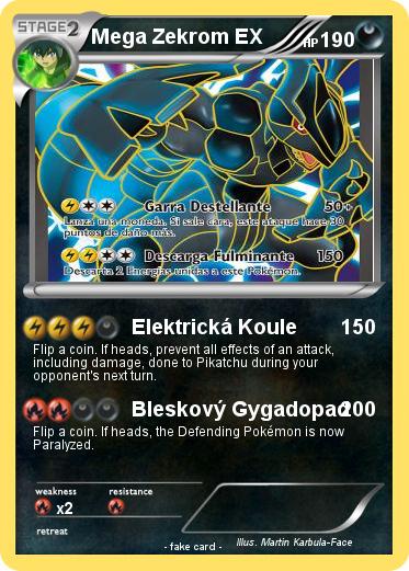 Pokémon Mega Zekrom EX 18 18 - Elektrická Koule - My Pokemon Card