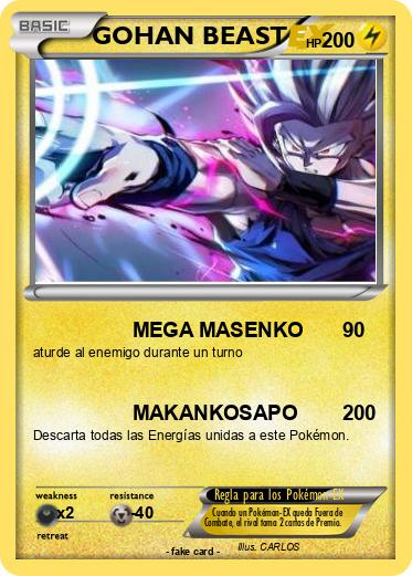 Pokémon GOHAN BEAST 5 5 - MEGA MASENKO - Mi carta pokémon