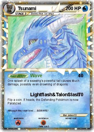 Pokémon Tsunami 198 198 - Wave - My Pokemon Card