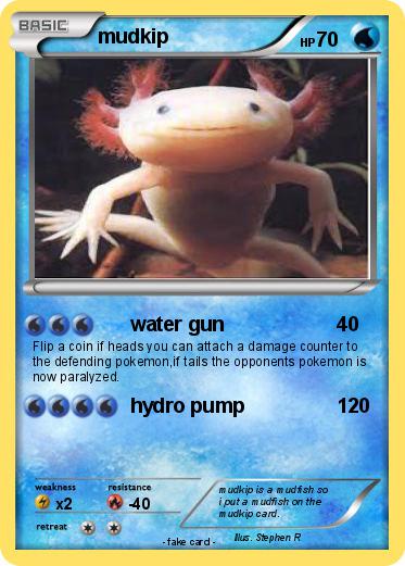 Pokémon mudkip 584 584 - water gun - My Pokemon Card