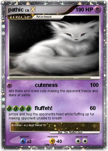 Pokémon pathic - cuteness - My Pokemon Card