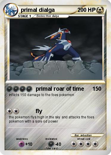 Pokémon primal dialga 208 208 - primal roar of time - My Pokemon Card