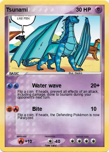 Pokémon Tsunami 379 379 - Water wave - My Pokemon Card